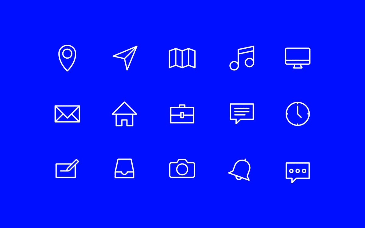 77 essential icons · Bryn Taylor · Branding Icon design Marketing