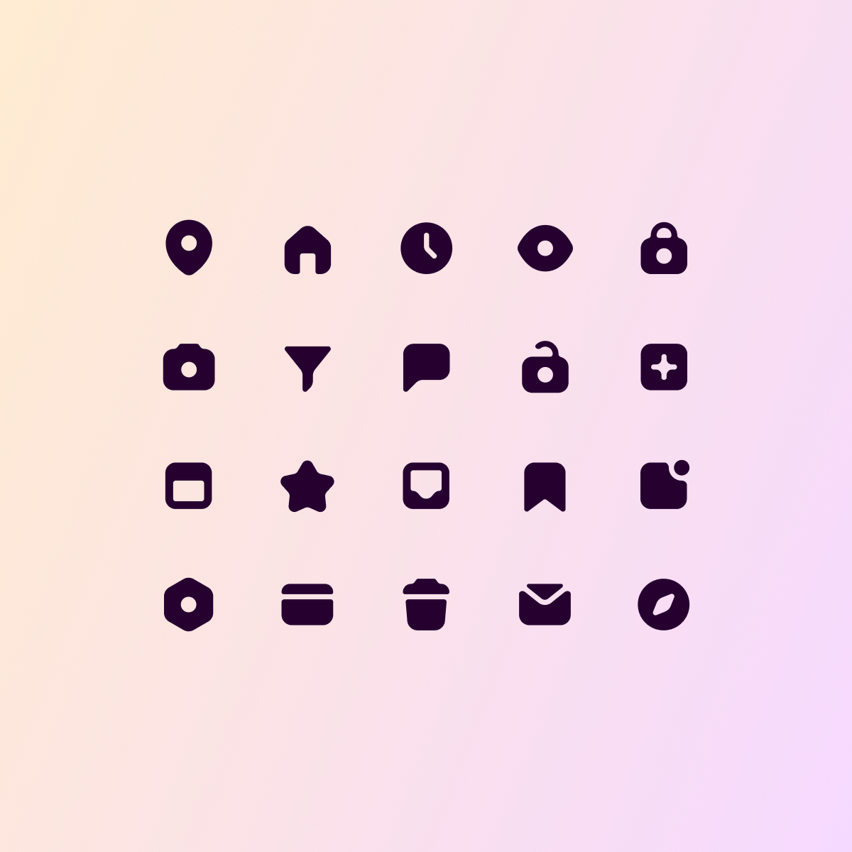 Chunky icon set (2024) · Bryn Taylor