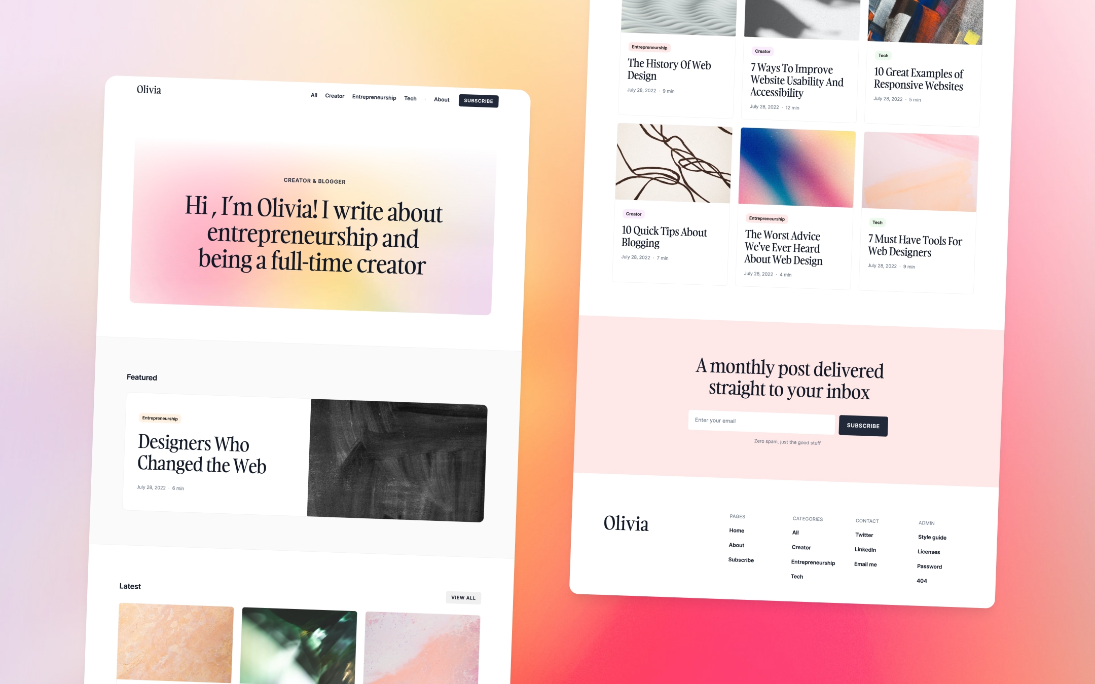 Compose Webflow template (2024) · Bryn Taylor