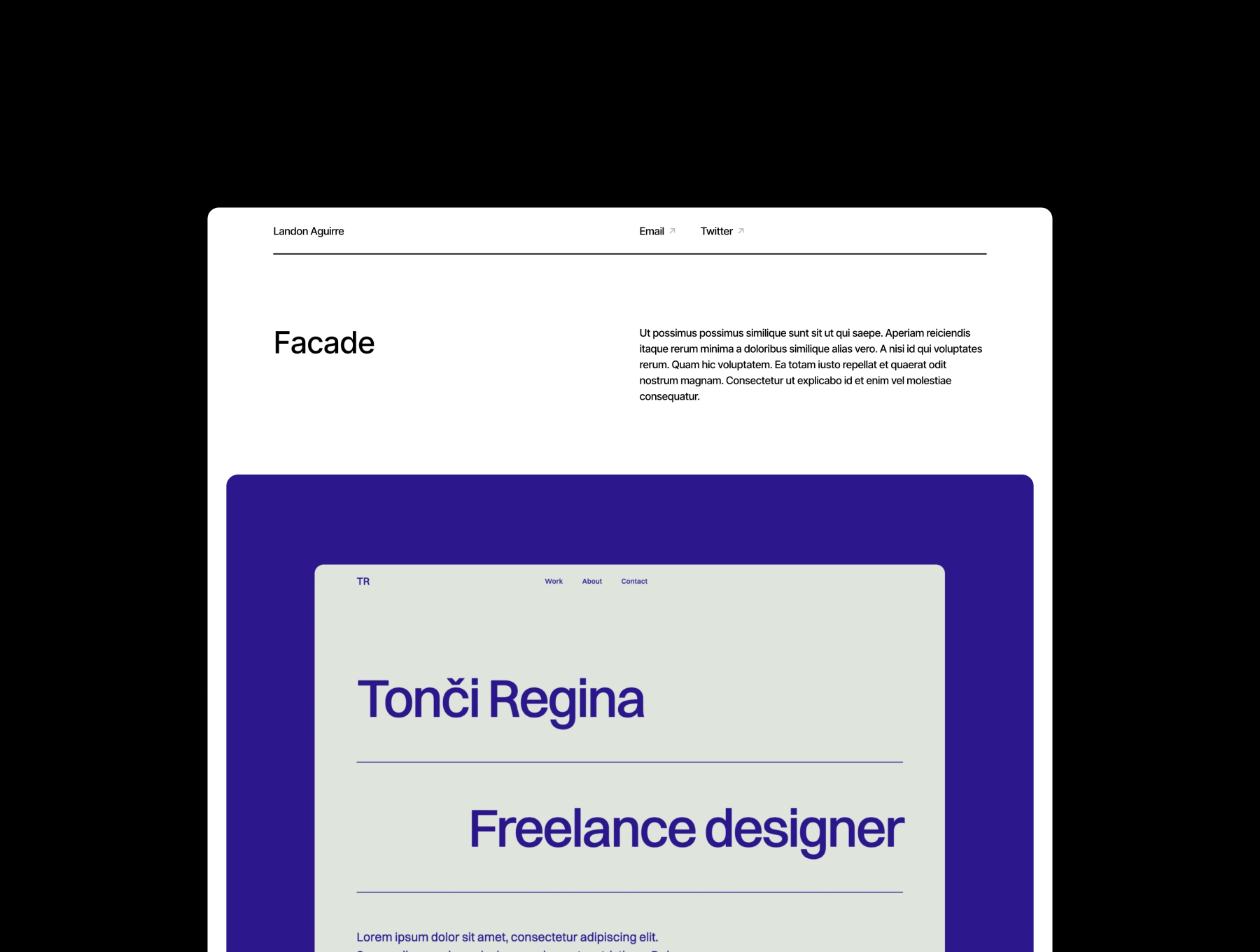 Minimal portfolio Framer template (2024) · Bryn Taylor
