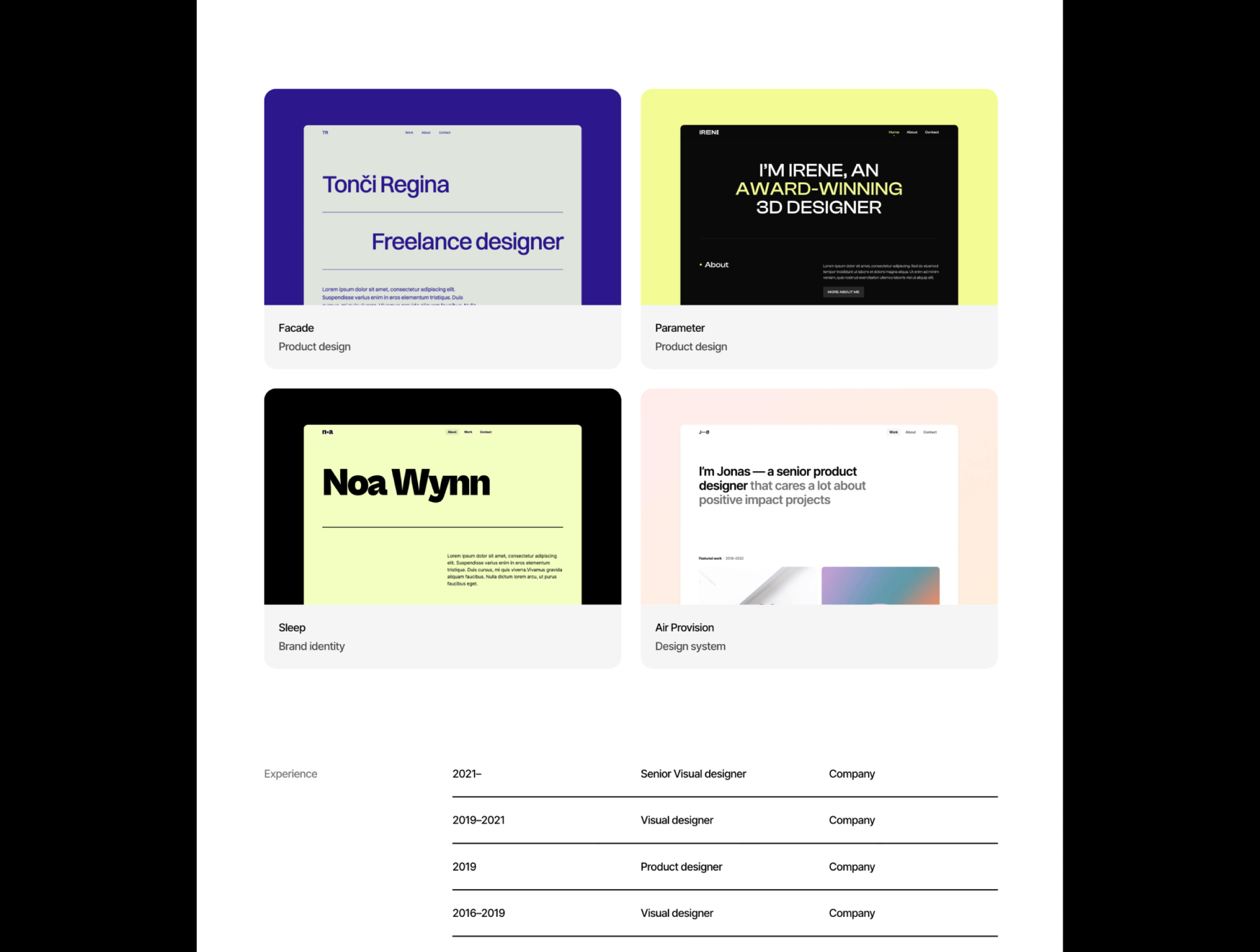 Minimal portfolio Framer template (2024) · Bryn Taylor