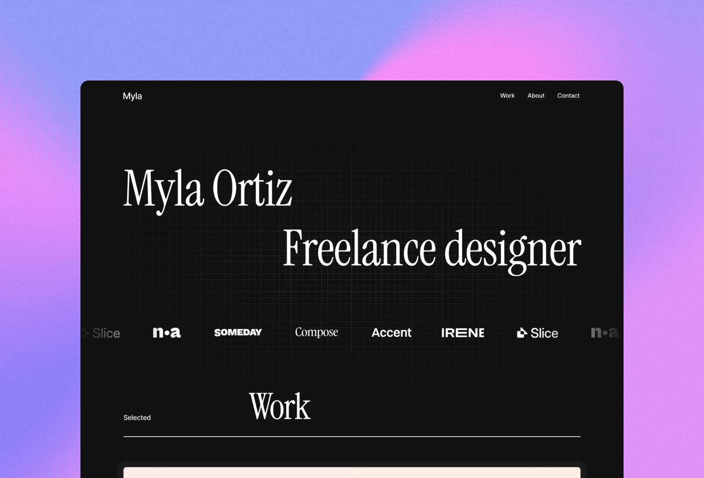 Offset Framer portfolio template (2024) · Bryn Taylor