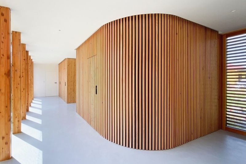 How to build wood panel walls with concealed doors | Angelbau