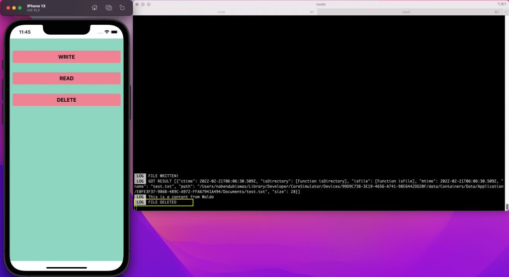 React Native fs: How to Use fs to Read and Write Files | Waldo Blog