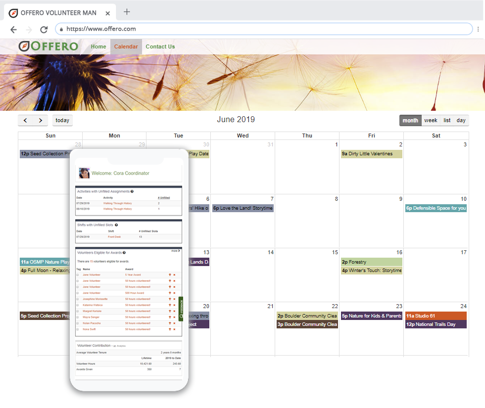Cloud-Based Volunteer Management Software | Offero