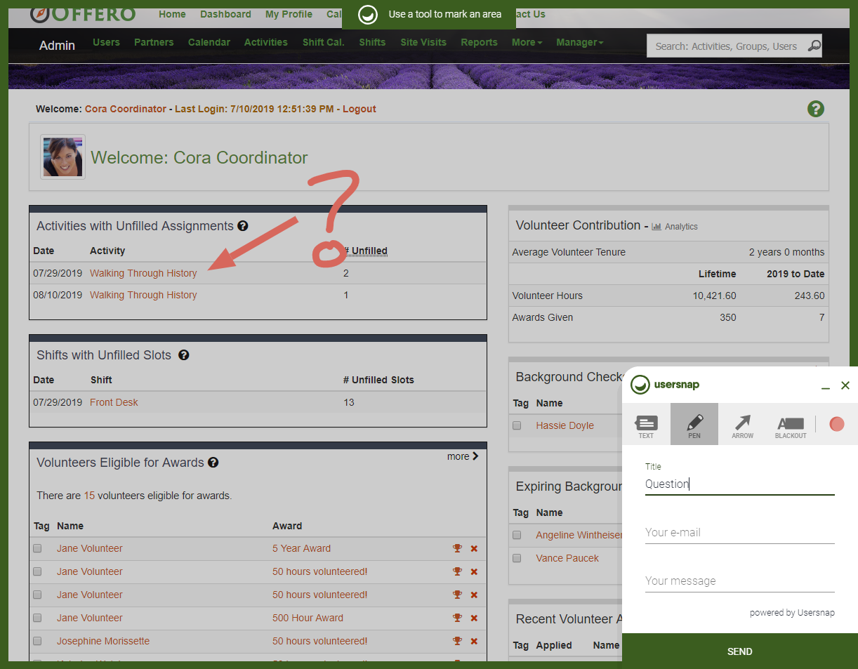 Cloud-Based Volunteer Management Software | Offero