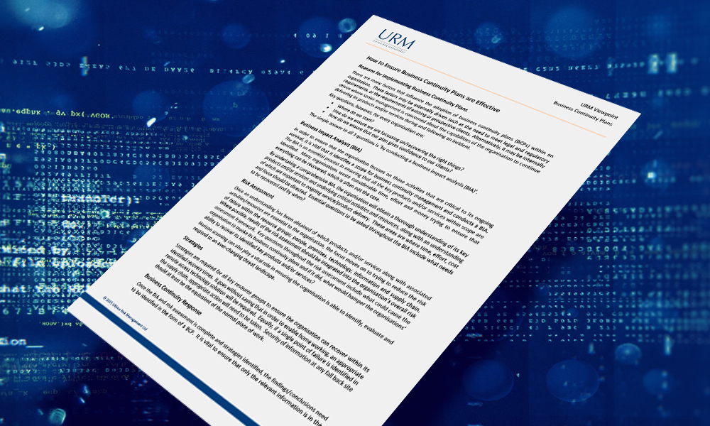 Business Continuity Plans: How to Ensure BC Plans are Effective?