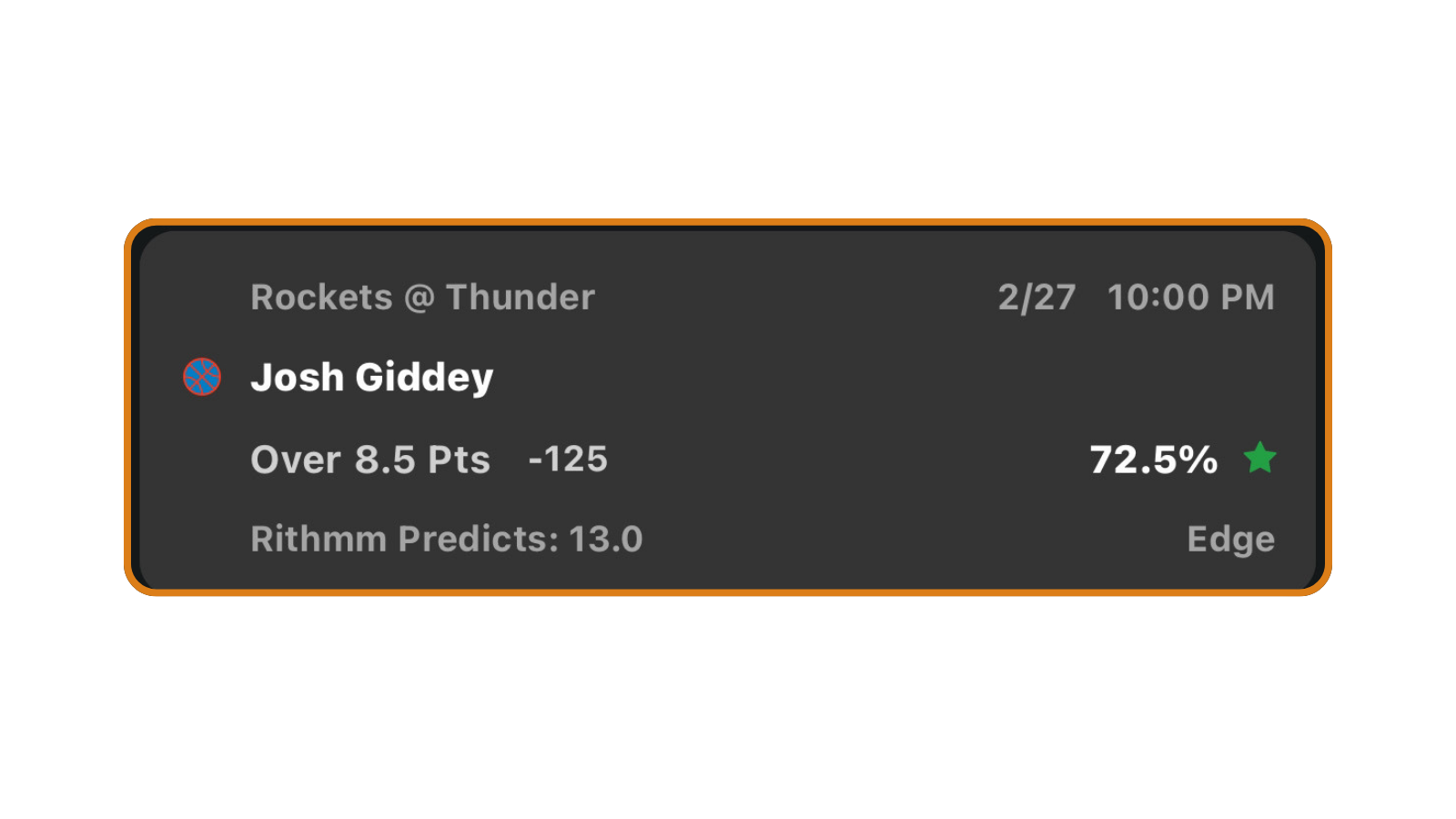 Thunder vs Rockets: AI NBA Player Props - Josh Giddey