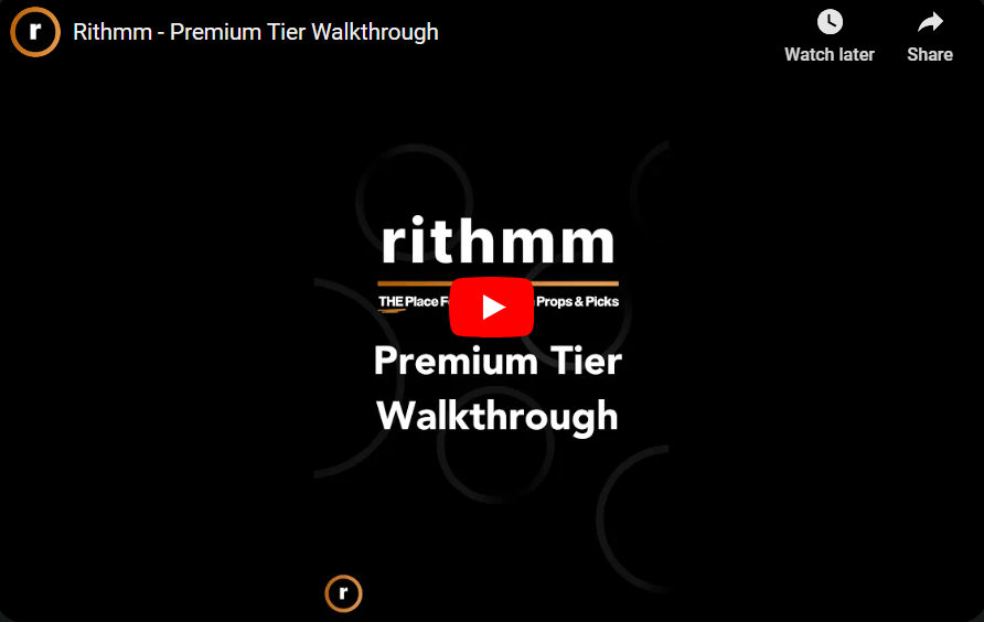 Rithmm | AI Sports Betting App | Custom Models