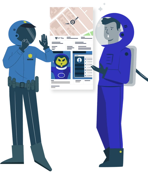 Comprehensive tracking and anti-theft features in prey