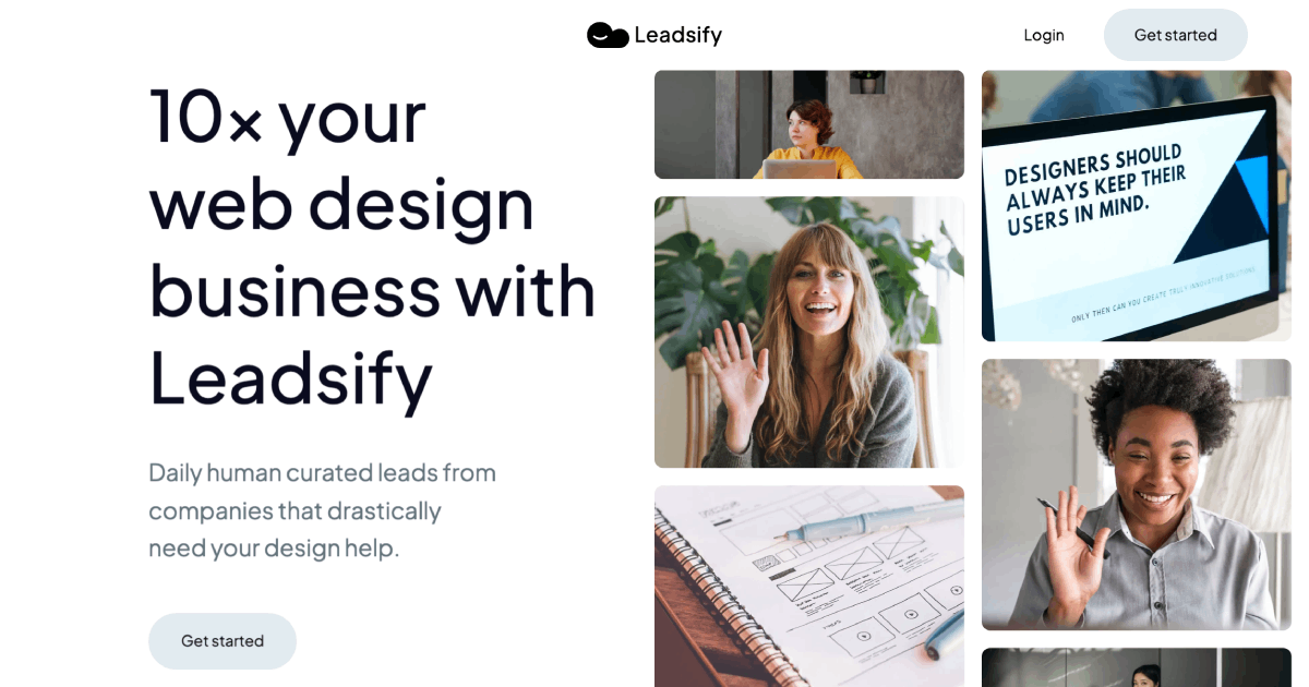 Human vetted Web Design Leads | Leadsify