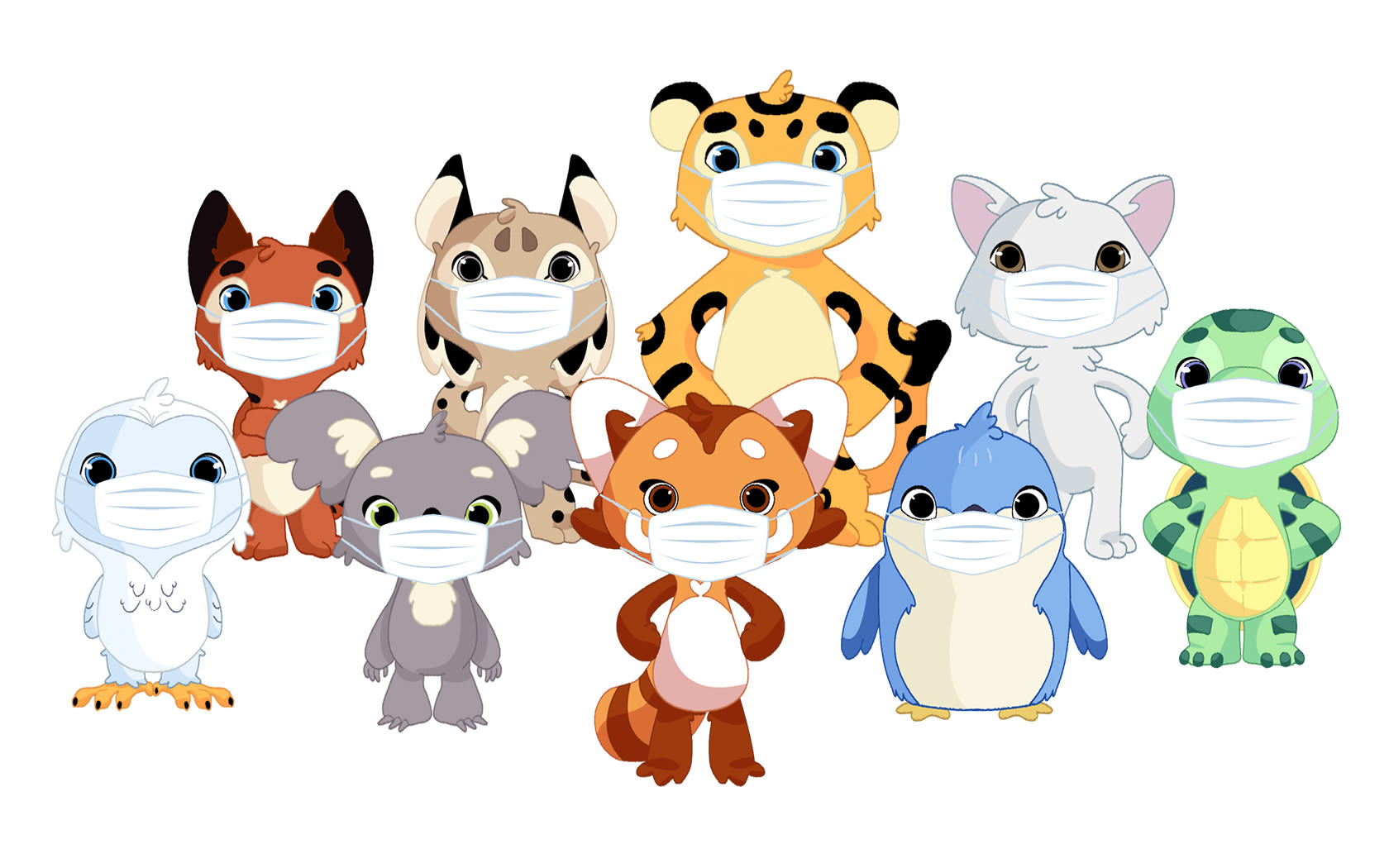 Kinzoo | Kinzoo Launches Masked Stickers to Help Kids Adjust to COVID Masks