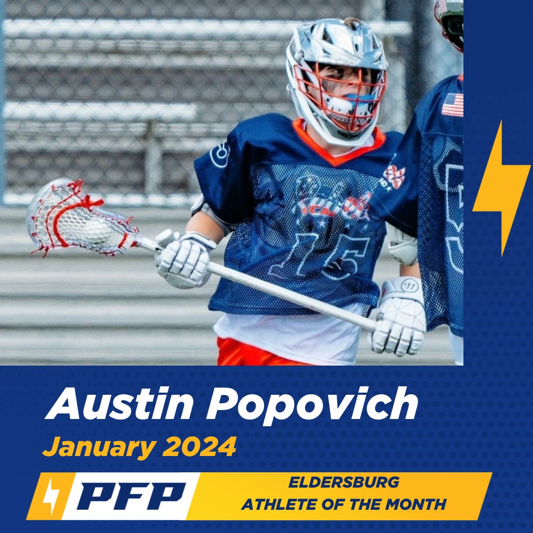 Austin Popovich, PFP Eldersburg January 2024 Athlete of The Month