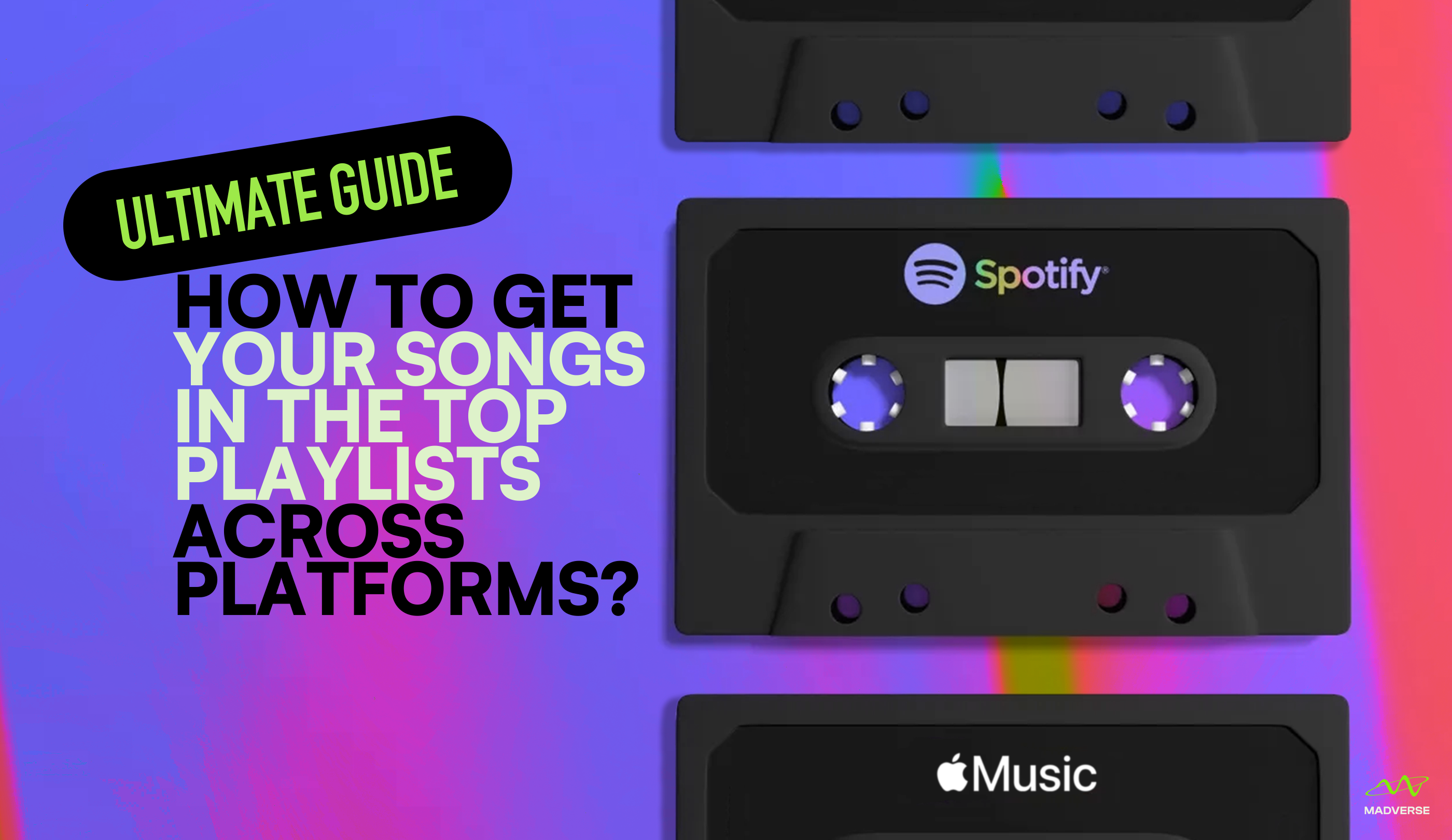 How to Get Your Songs in the Top Playlists Across Platforms? | MADverse