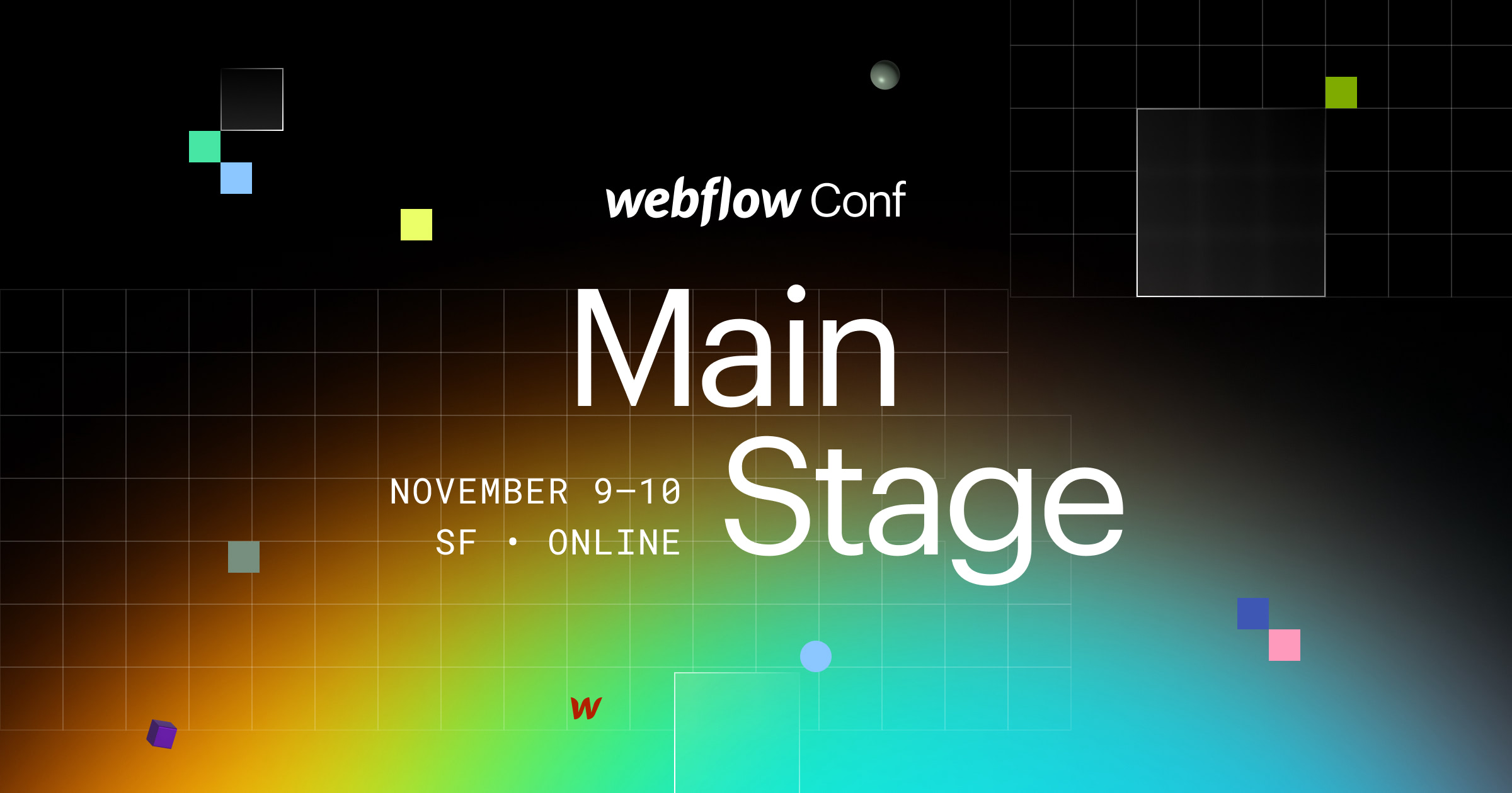 Main stage - Webflow Conf 2022 | Webflow