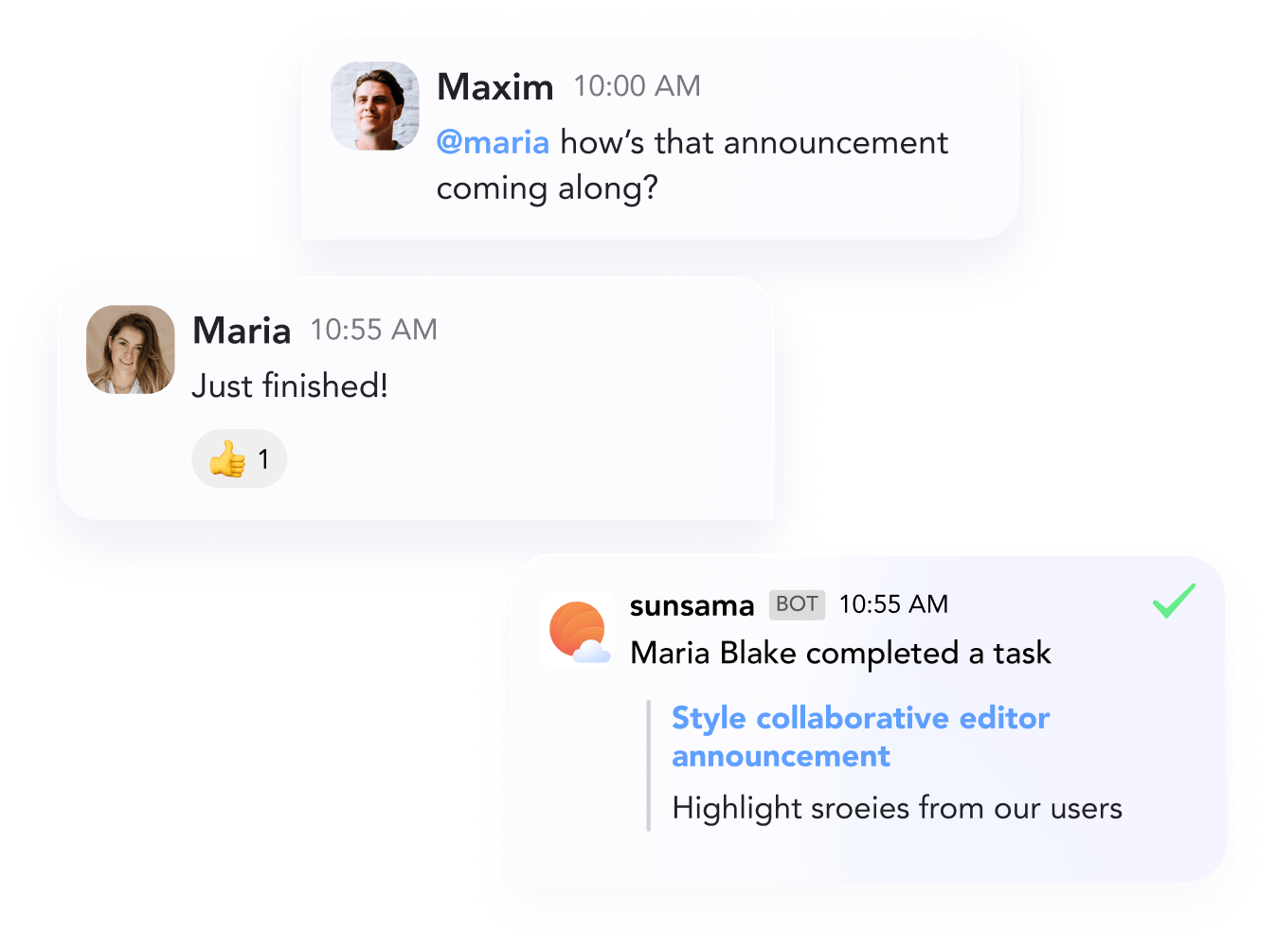 Slack Integration - Sunsama