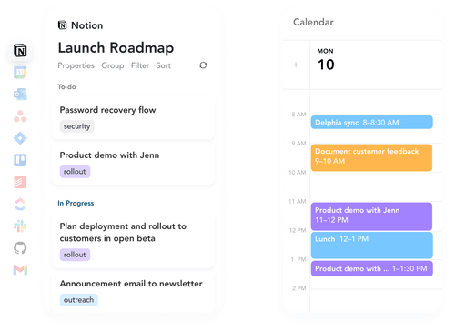 Notion Integration - Sunsama