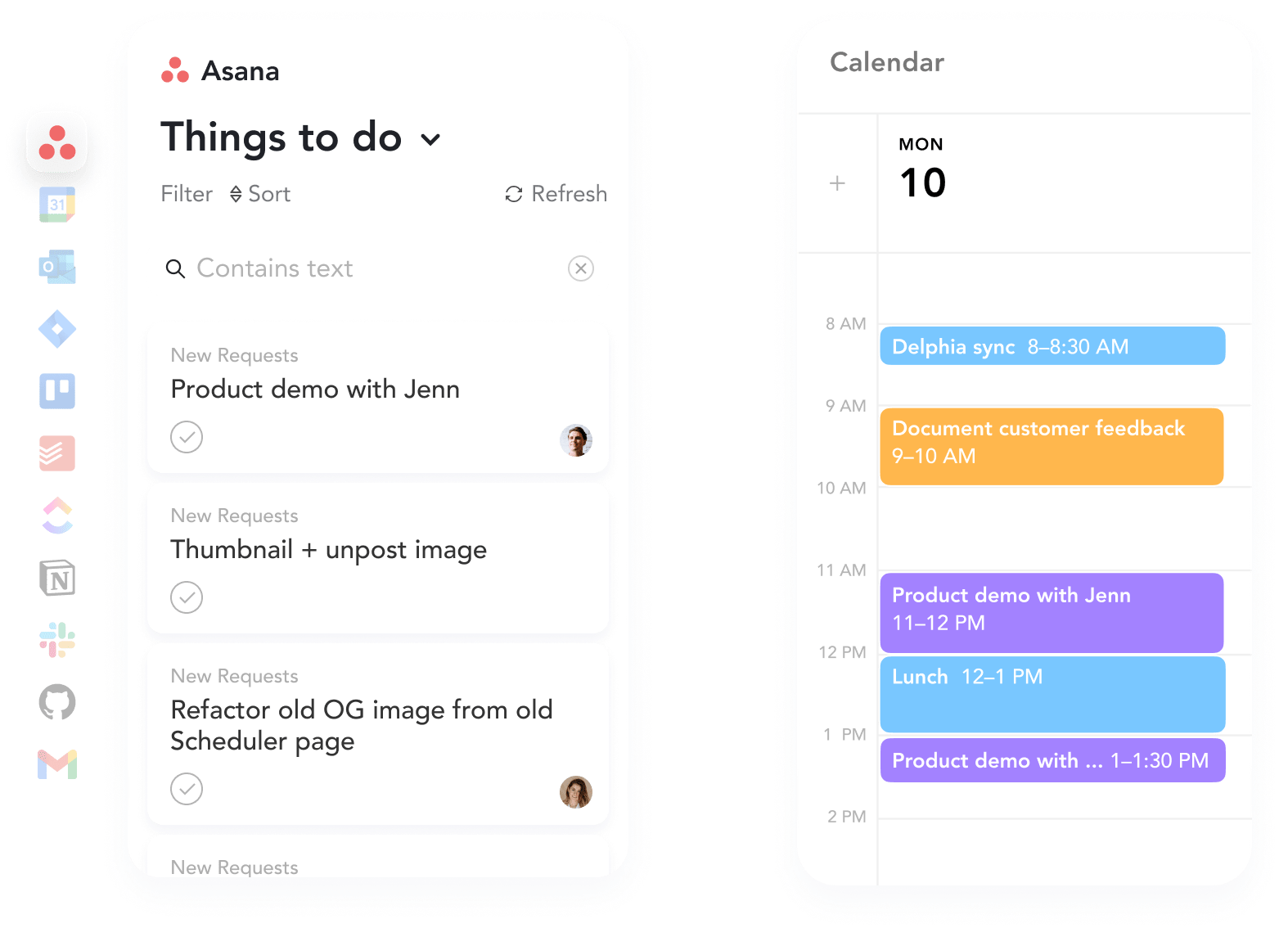 Asana Integration - Sunsama