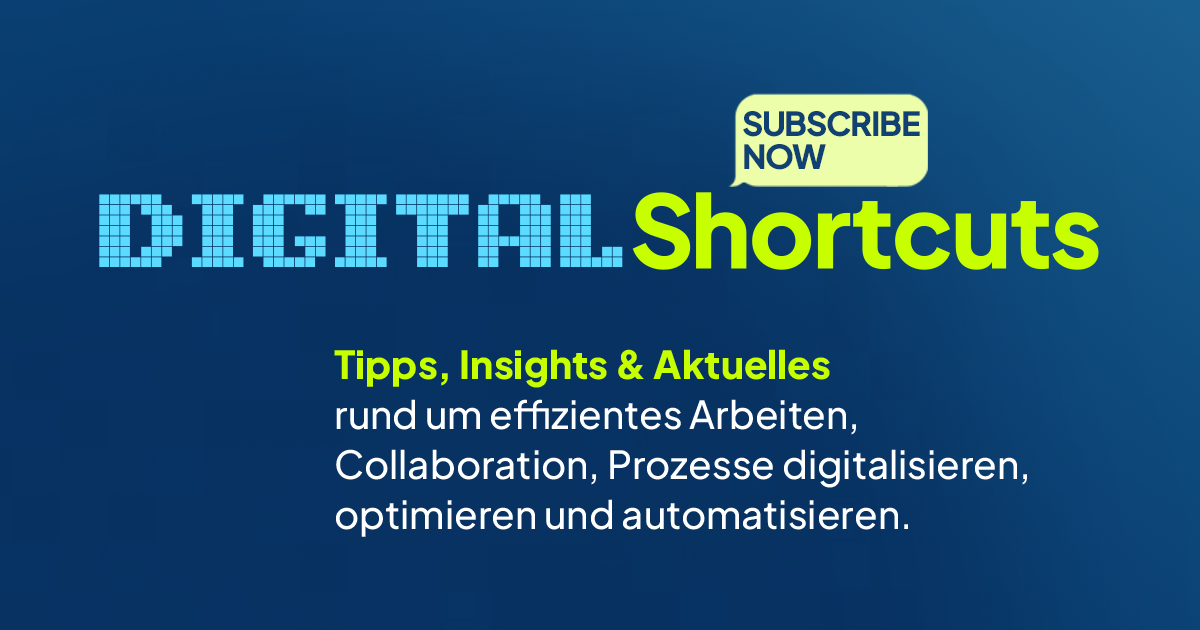 Digital Shortcuts - Anmeldung
