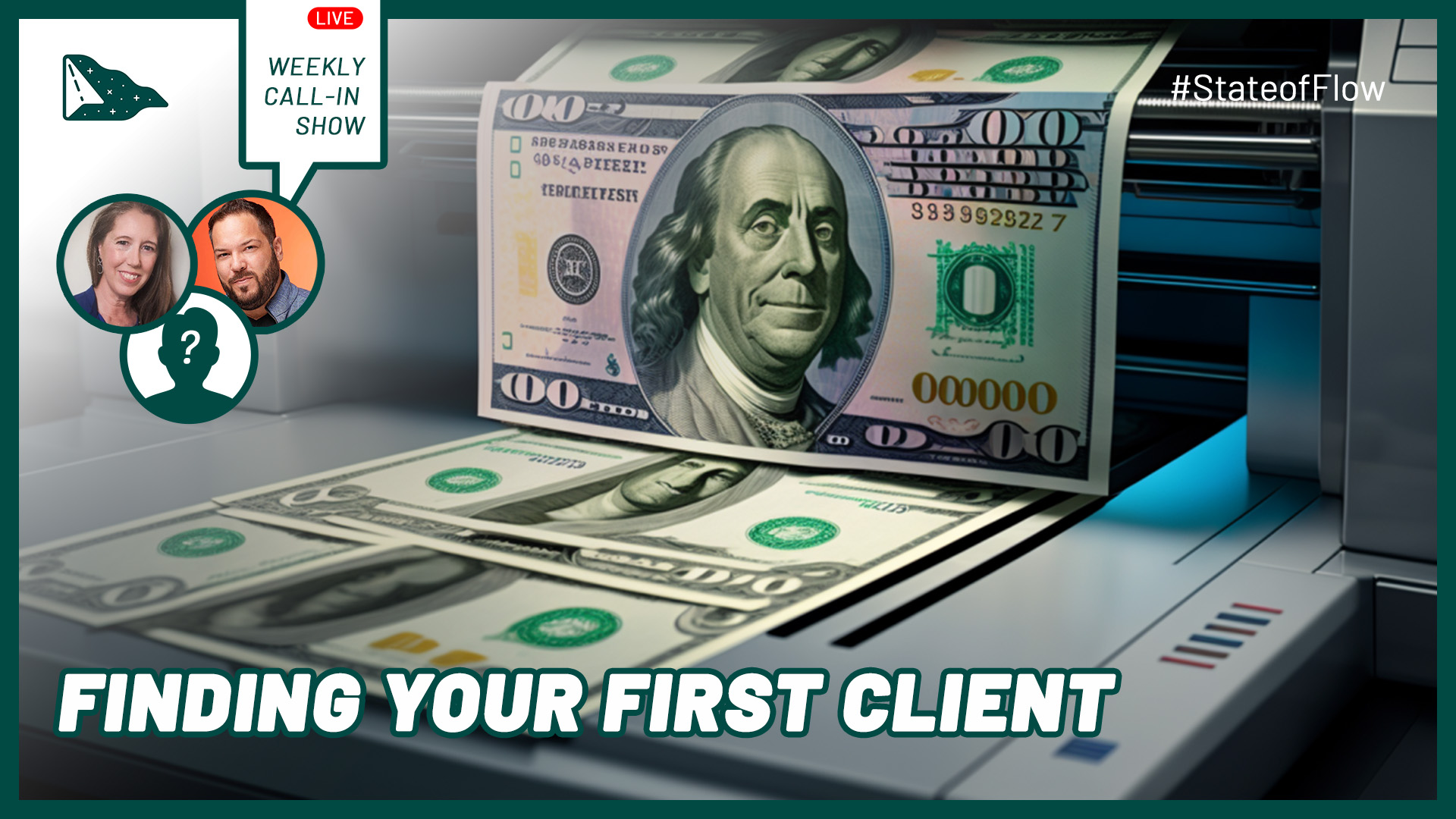 How to find your first freelance client - weekly flow - State of Flow