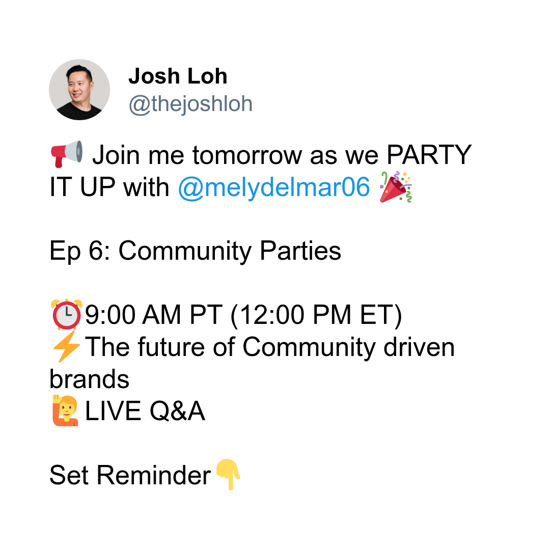 Community Parties - State of Flow