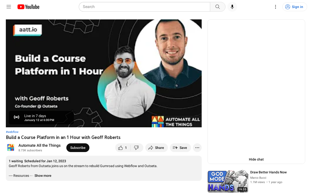 Build a Course Platform in an 1 Hour with Geoff Roberts - State of Flow
