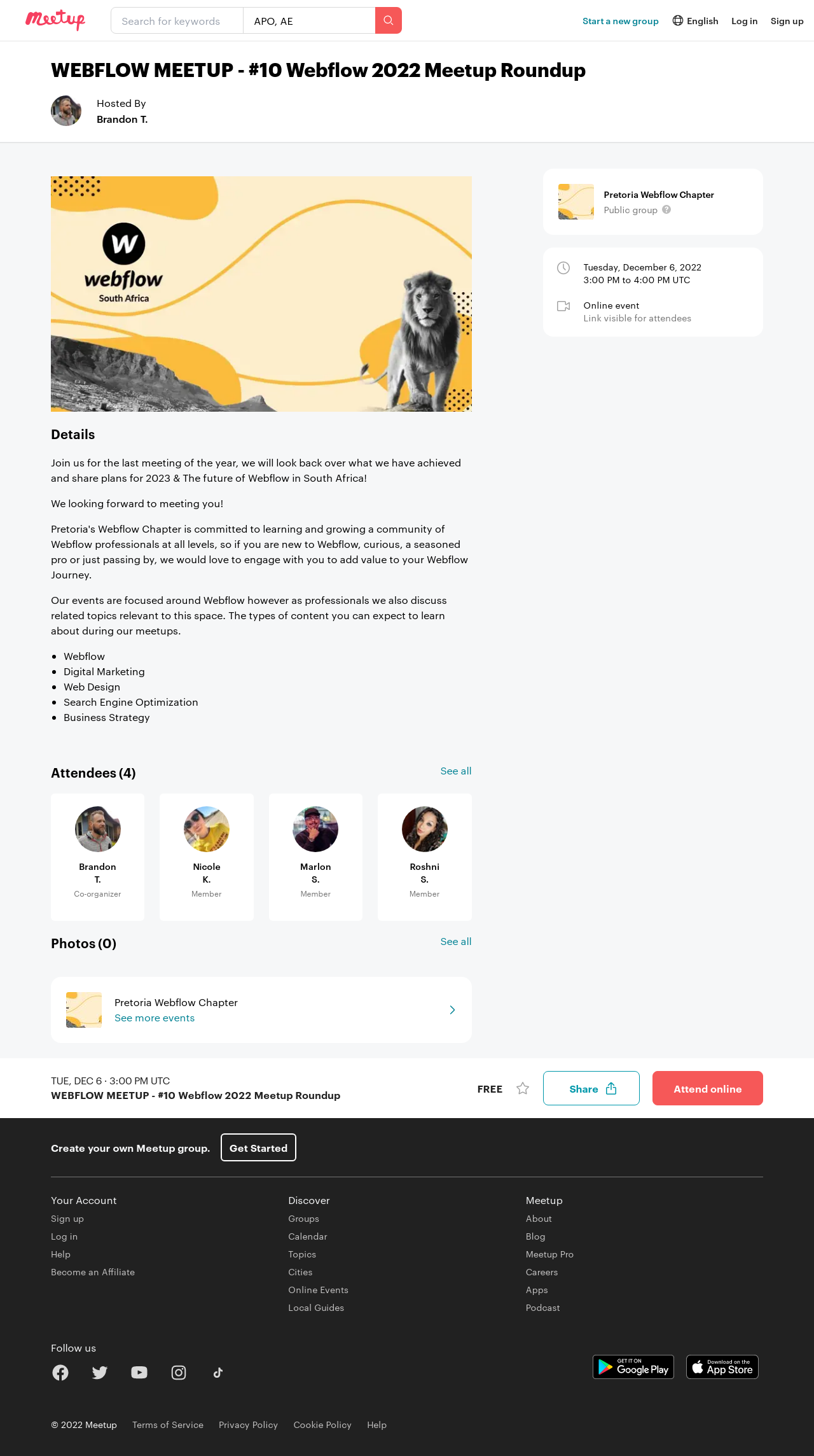 Webflow Pretoria: Meetup Roundup - State of Flow
