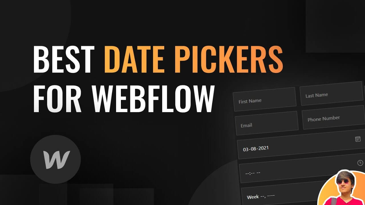 Best Date/Time Pickers For Webflow - State of Flow Best Date/Time Pickers For Webflow - State of Flow