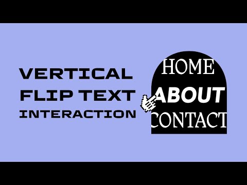 3D Vertical Flip Text | Interactions in Webflow #15 - State of Flow