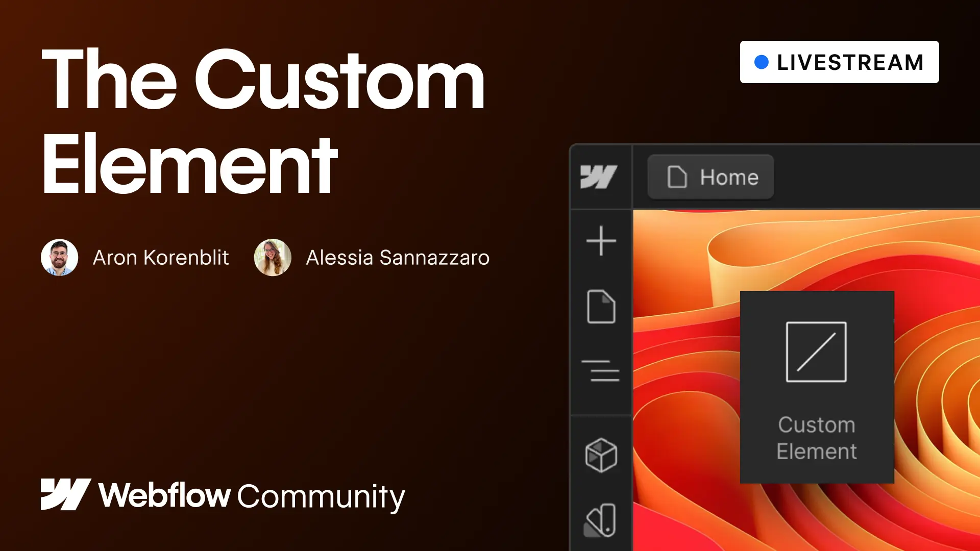 Alessia Sannazzaro explaining how to add any HTML to a Webflow page - State of Flow