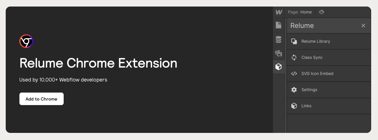 Use the Relume Chrome extension to optimize your Webflow workflow - State of Flow