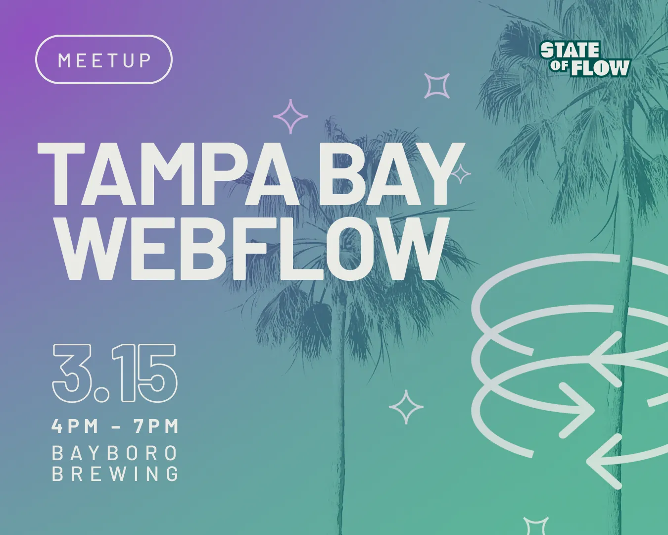 Next Tampa Bay Webflow Meetup scheduled for March 15th 2024 - State of Flow