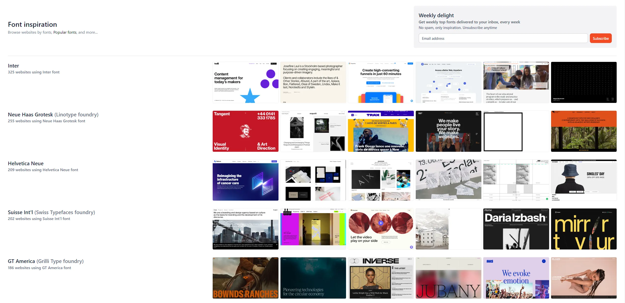 Explore design inspiration based on font selection - by Bertrand ...