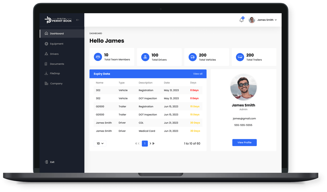Digital Permit Book: Transportation Compliance Made Easy