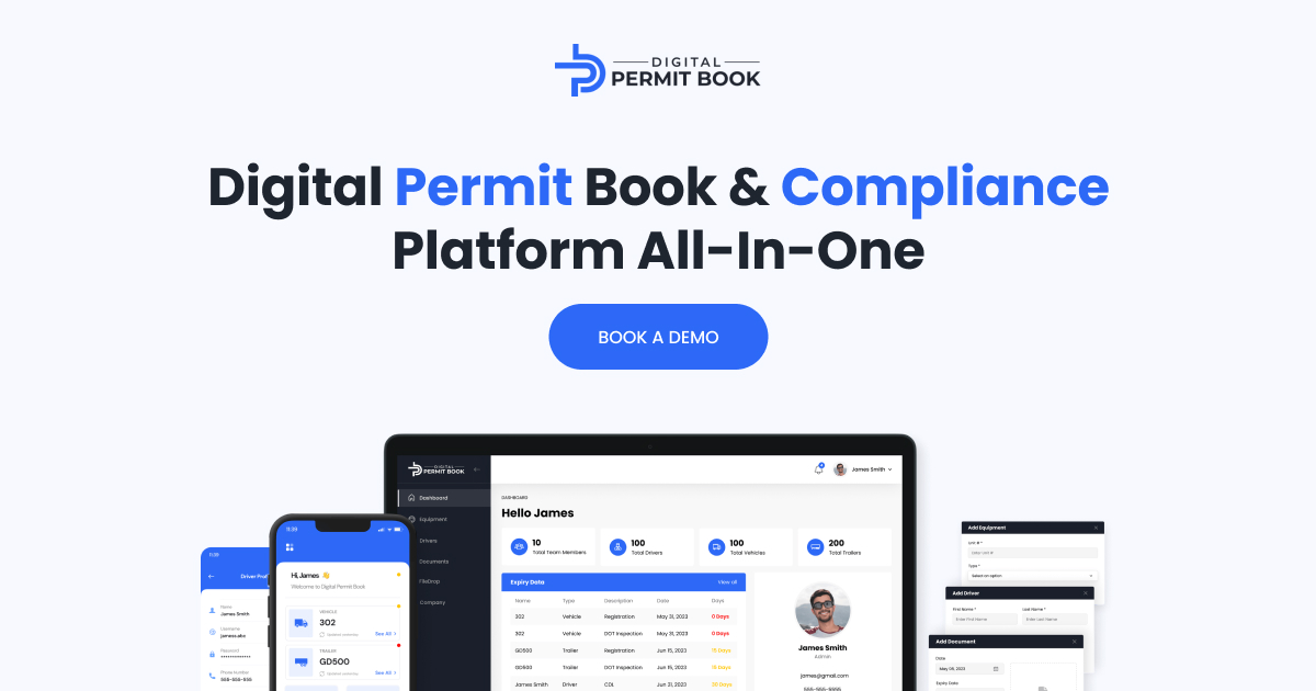 Digital Permit Book: Transportation Compliance Made Easy