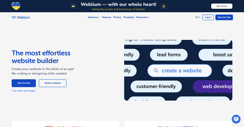 Weblium Avis, Prix & Alternatives 2023 | Verysaas