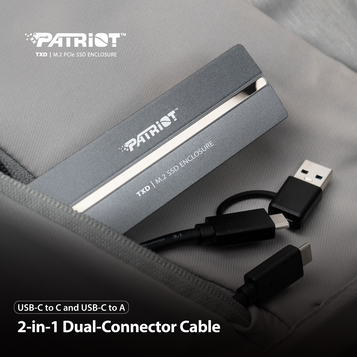 TXD M.2 PCIe SSD Enclosure | Patriot Memory