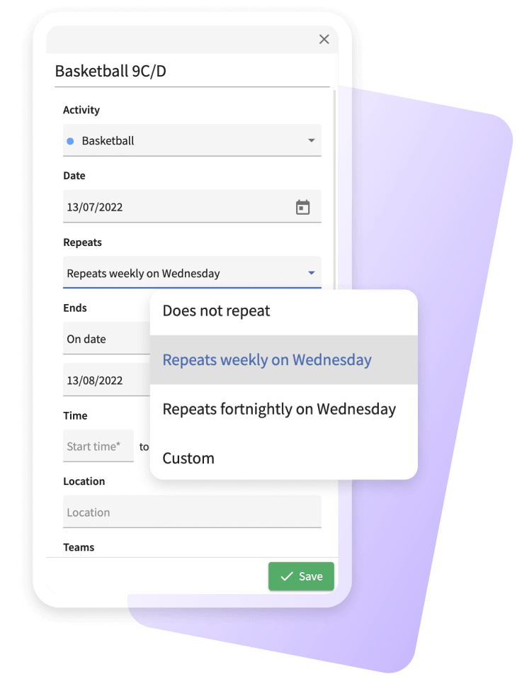 Scheduling | Clipboard