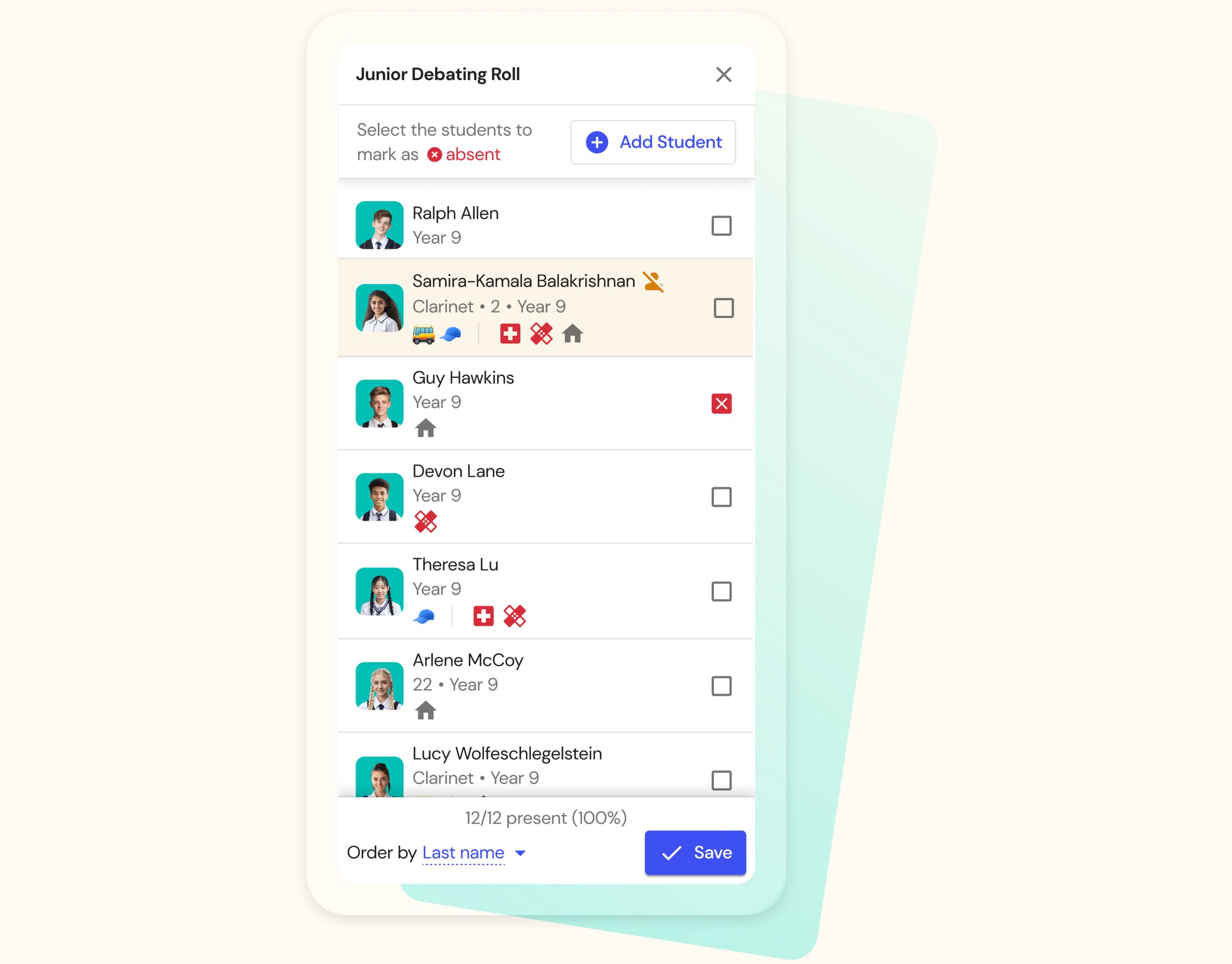 Attendance | Clipboard