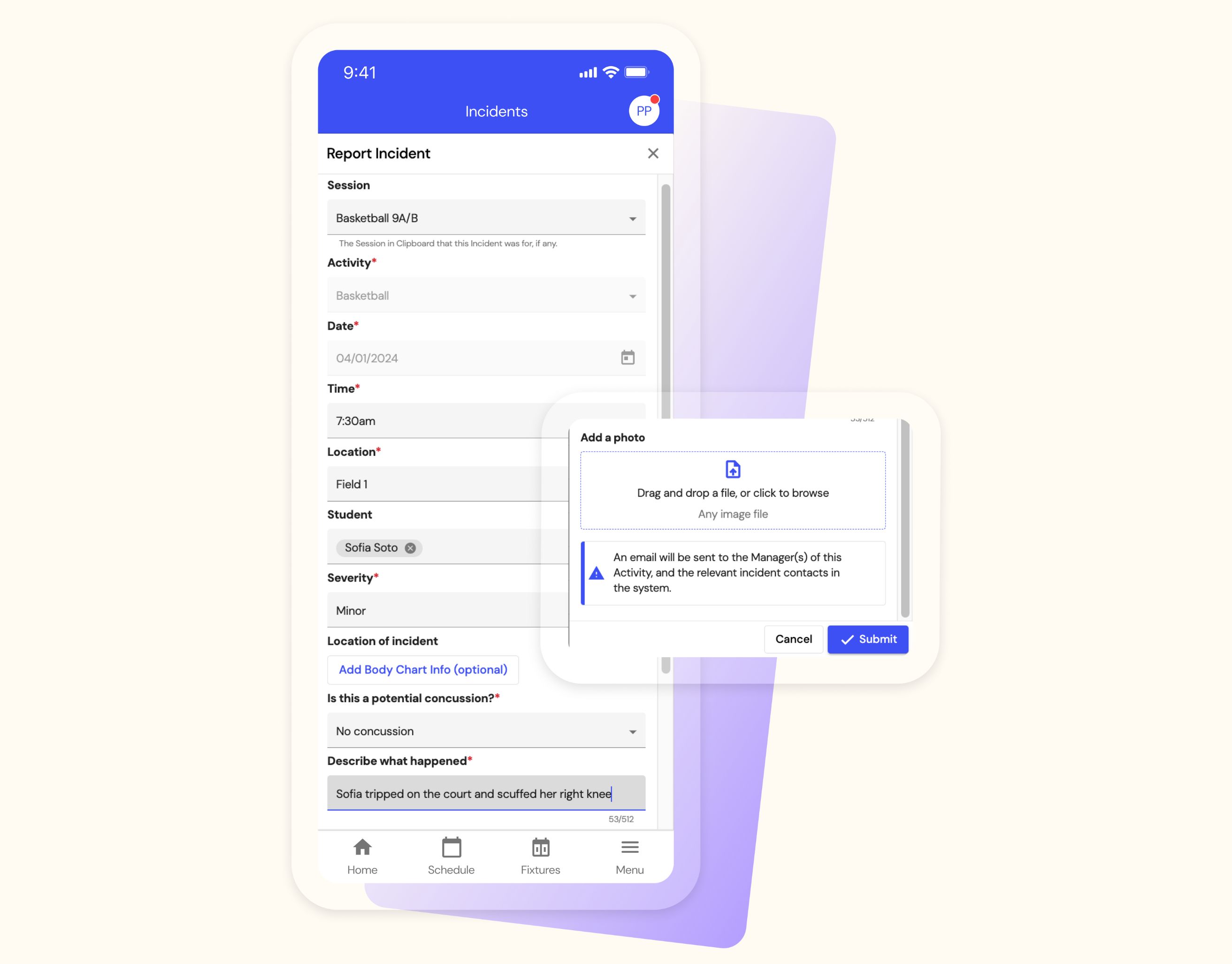 Incidents | Clipboard