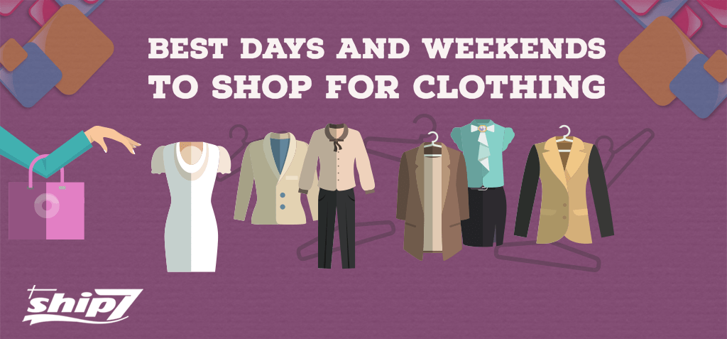 Best days to shop for clothing