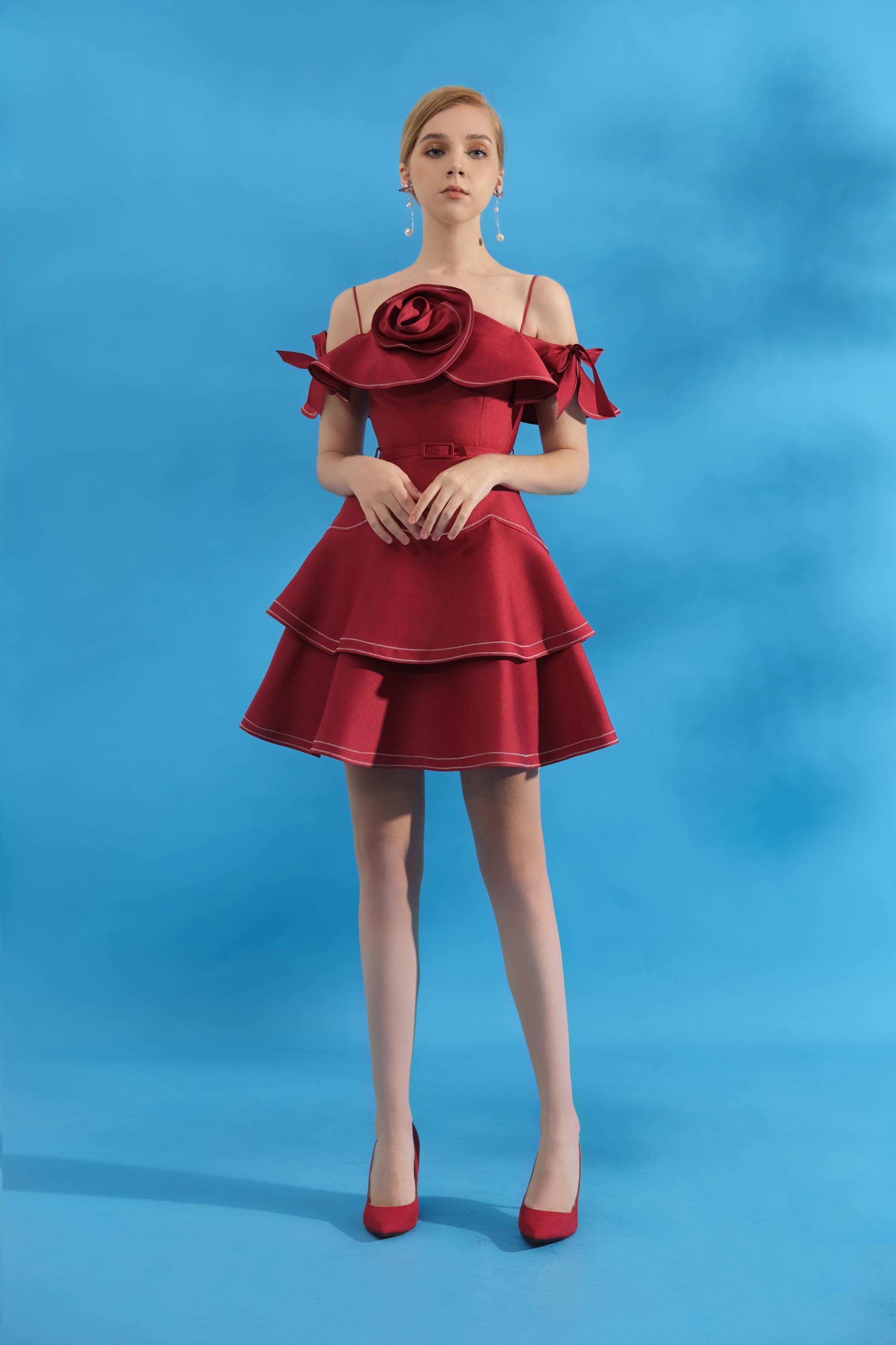 Two-layer rose dress | Dresses | Holiday Spring 2021 | HA THONG