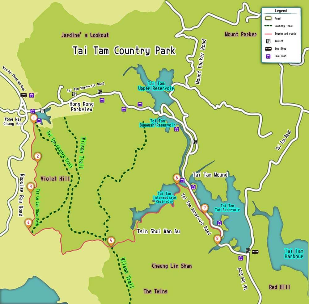 ROUTE 2: SURVEY OF TAI TAM CHARACTERISTICS PLANTS