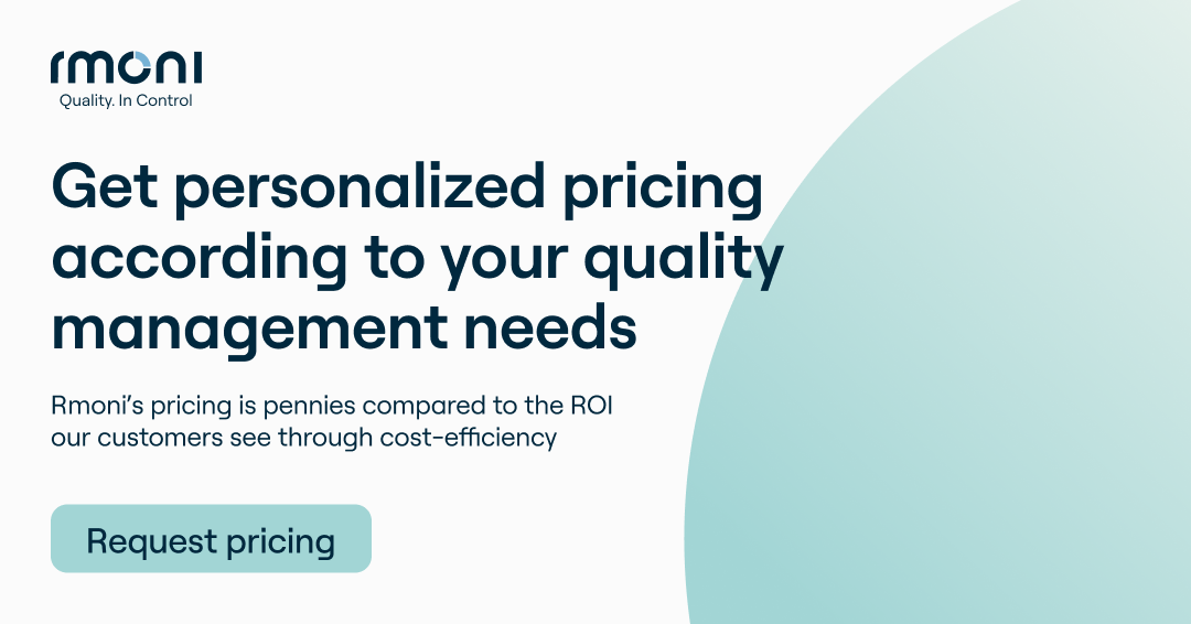 Pricing | Quality in Control | Rmoni