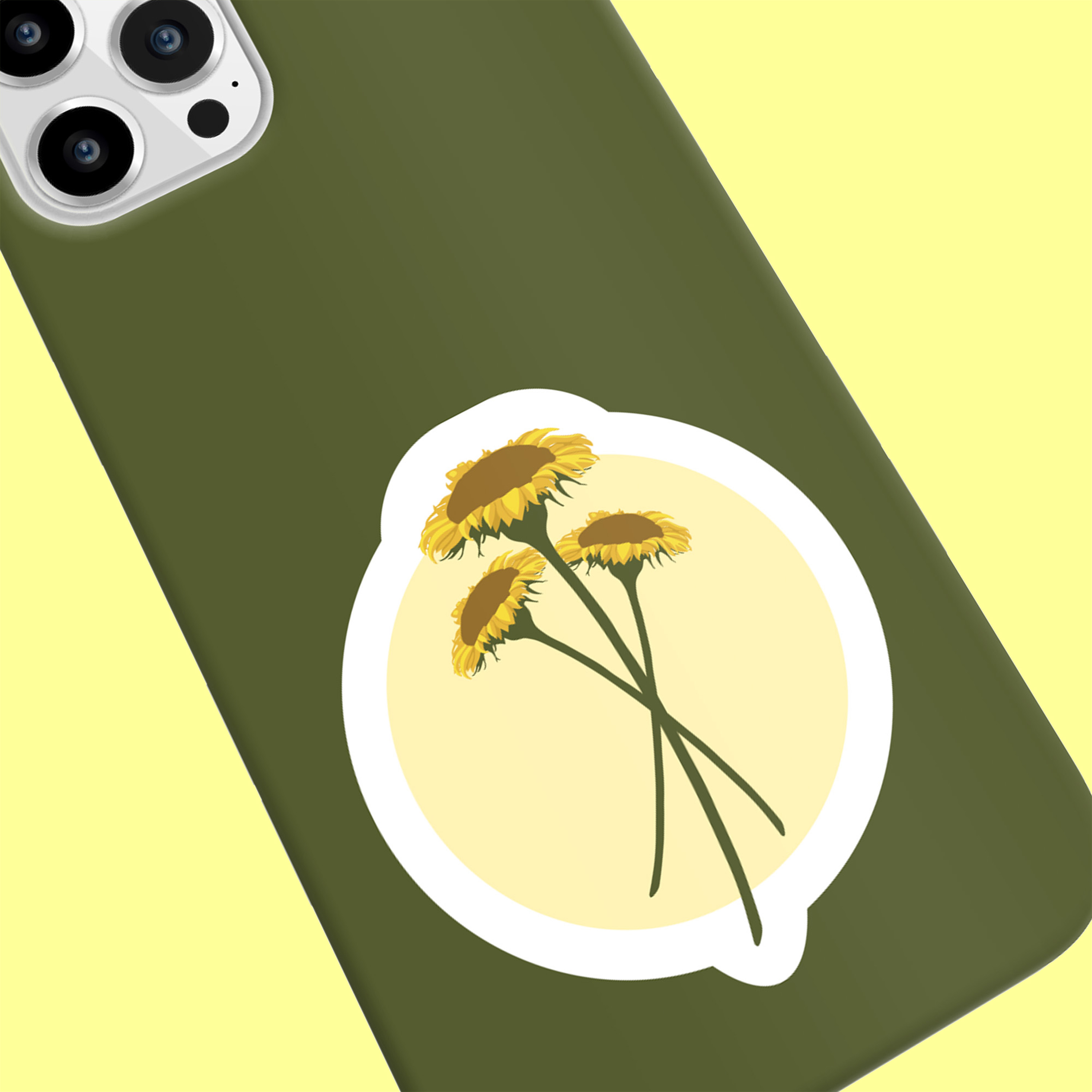 Sunflower Trio Sticker