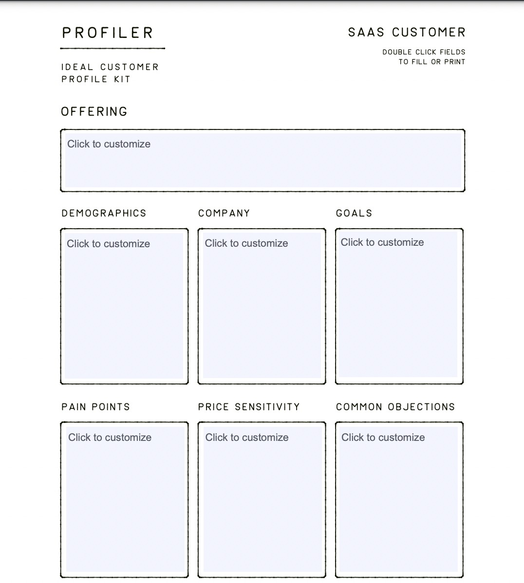 Ideal Customer Profile: Free B2B Templates | sayprimer.com | sayprimer.com