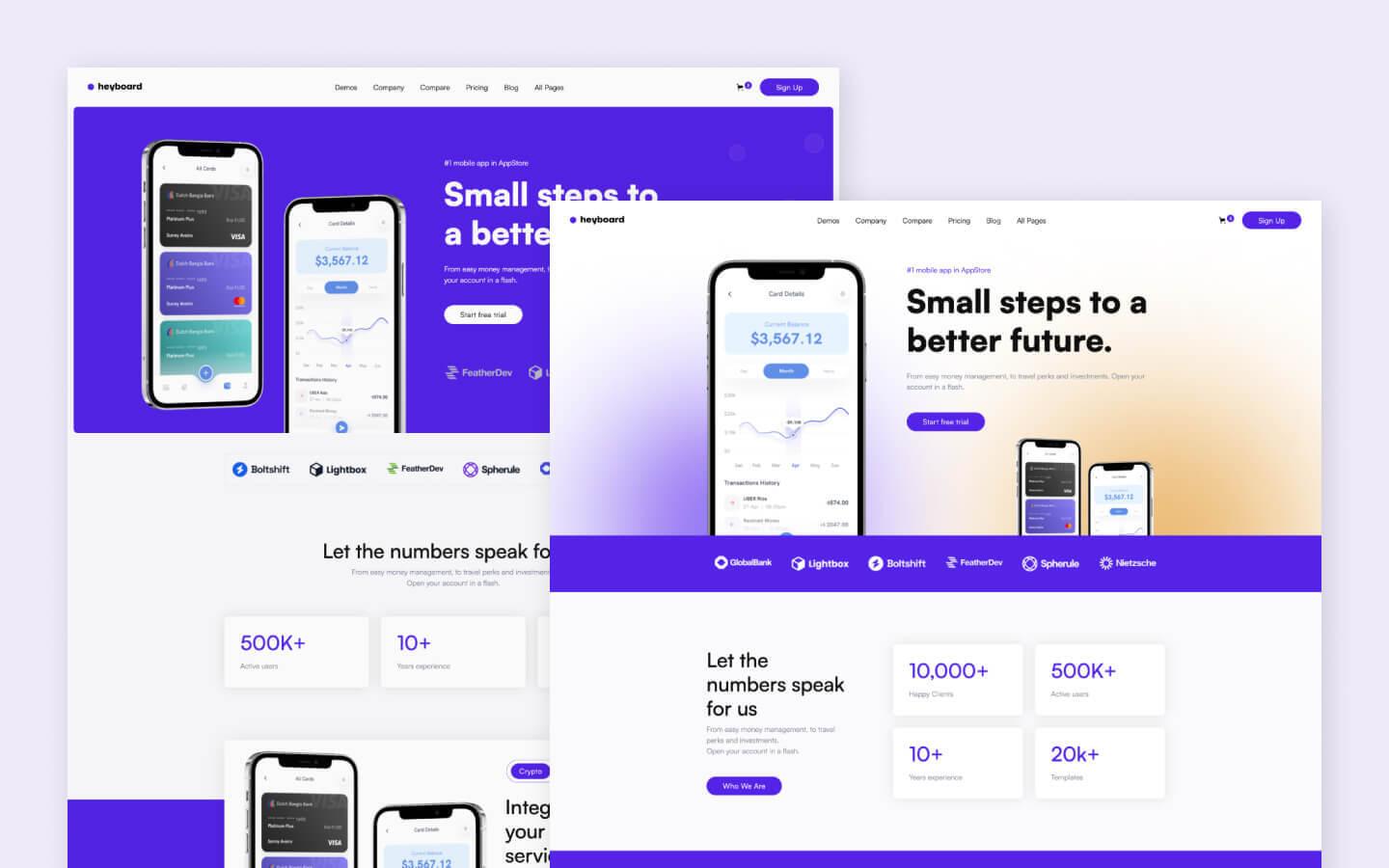 Heyboard - App Website Template | wCopilot
