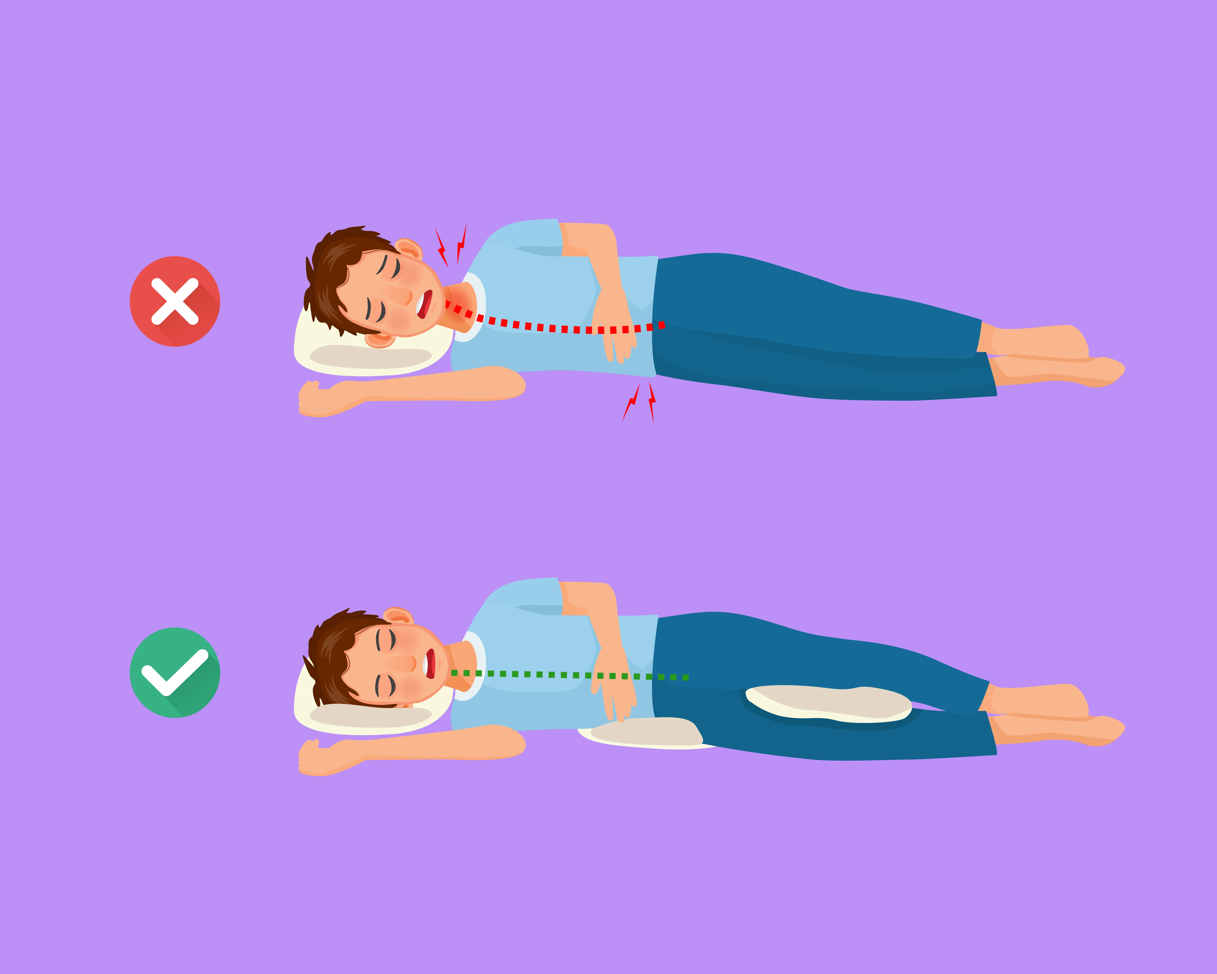 ¿Cuál es la mejor postura para dormir bien?