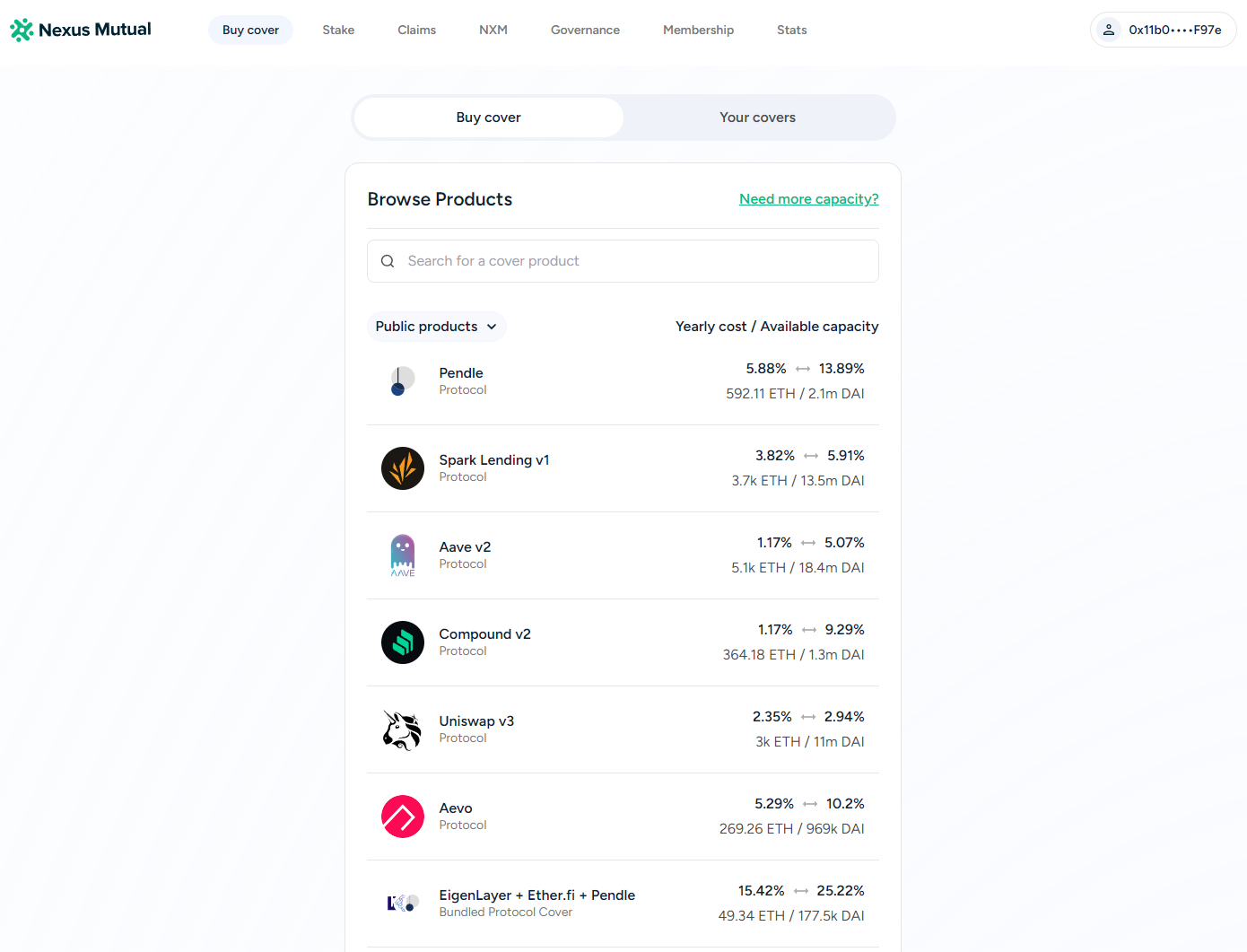 Nexus Mutual | Introducing the New & Improved Buy Cover UI