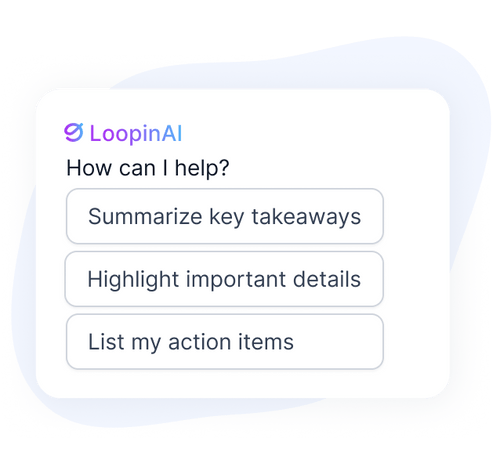 Loopin HQ | Your AI Meeting Assistant